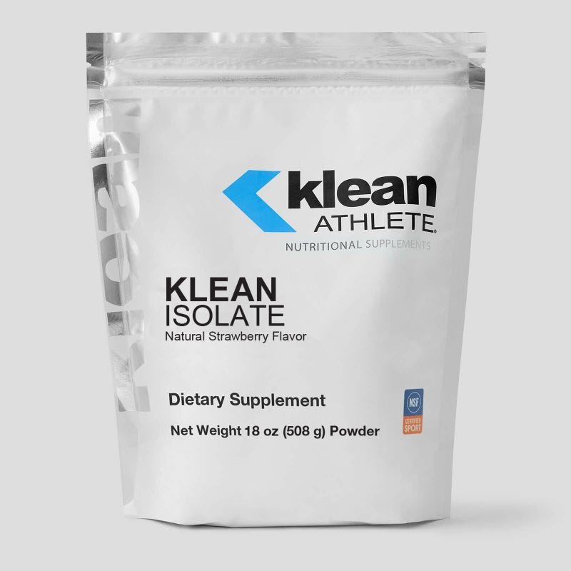 Klean Isolate Natural Strawberry Flavor | Klean Athlete